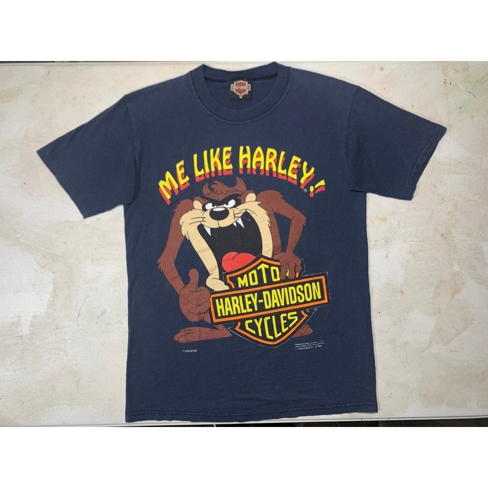 Vintage 1992 Harley Davidson Taz Tasmanian Devil Me L… - Gem